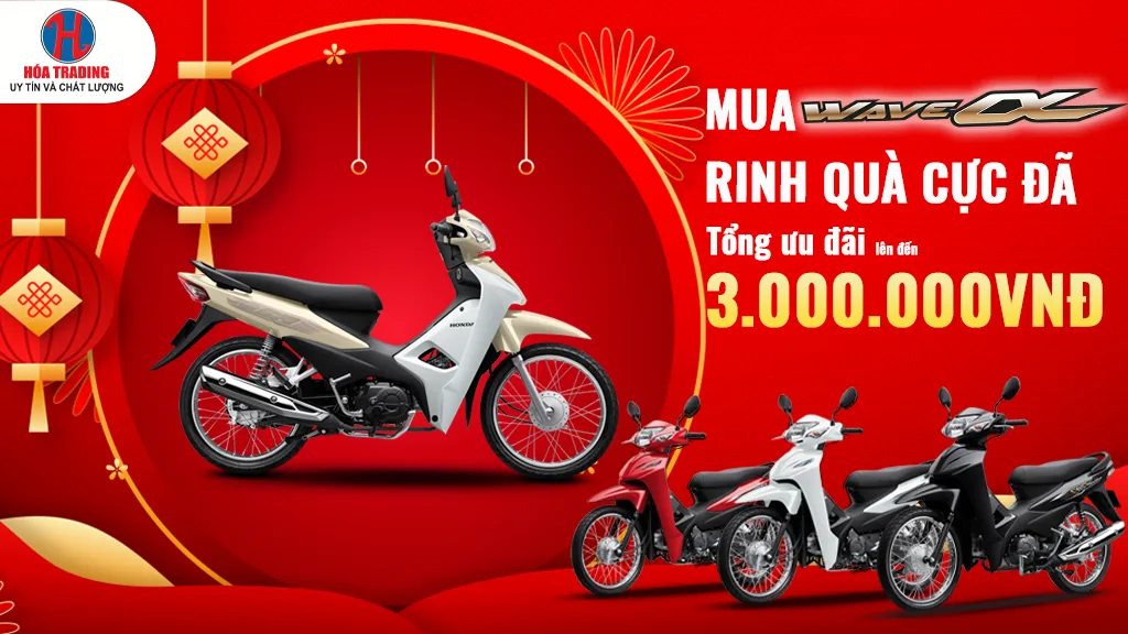 MUA WAVE ALPHA, RINH QUÀ CỰC ĐÃ | HEAD HONDA HÓA CẦN THƠ - HÓA TRADING