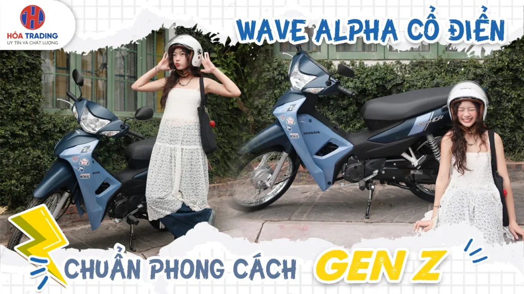 Wave Alpha cổ điển – chuẩn phong cách gen GEN Z | HỆ THỐNG XE MÁY HÓA ...