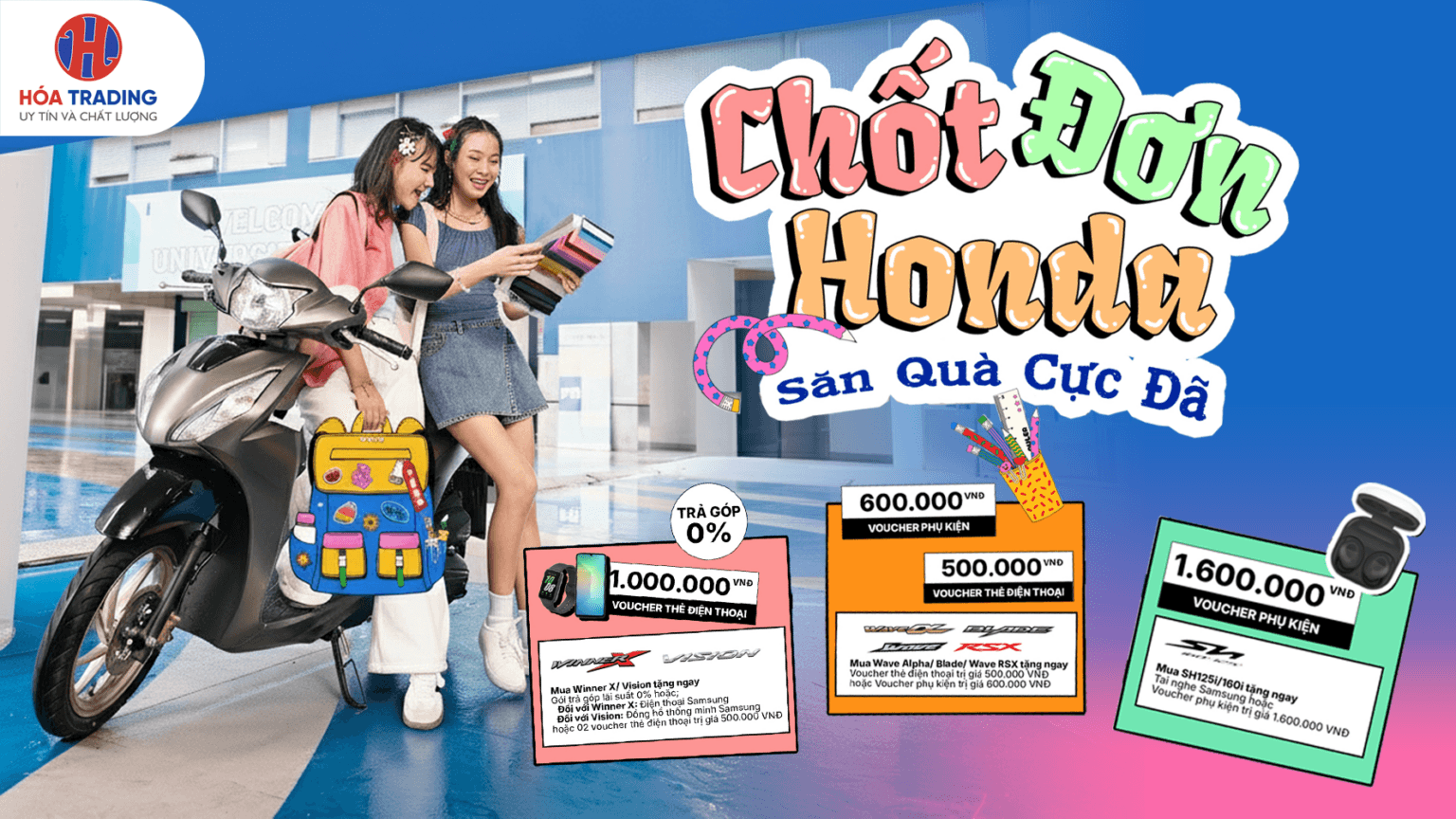 VISION – DEAL CỰC CHIẾN, HỌC CỰC HĂNG | HỆ THỐNG XE MÁY HÓA TRADING CẦN THƠ